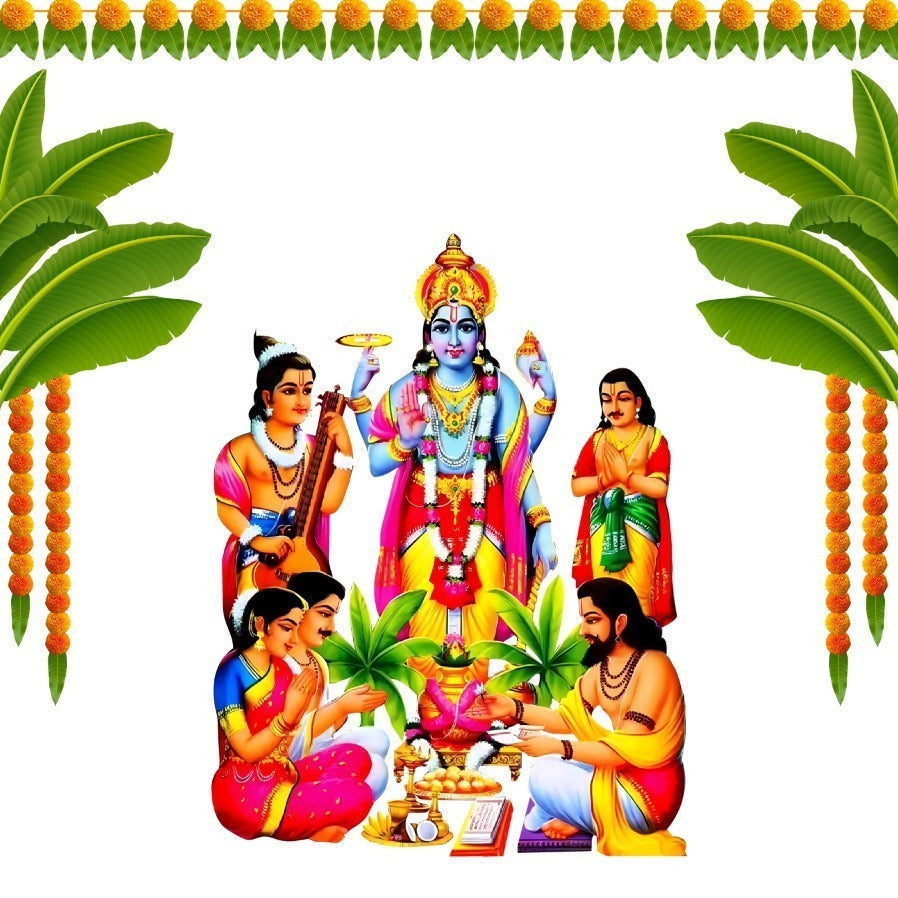 Satyanarayana Swamy Pooja Decoration Satyanarayana Swamy Pooja Decoration
