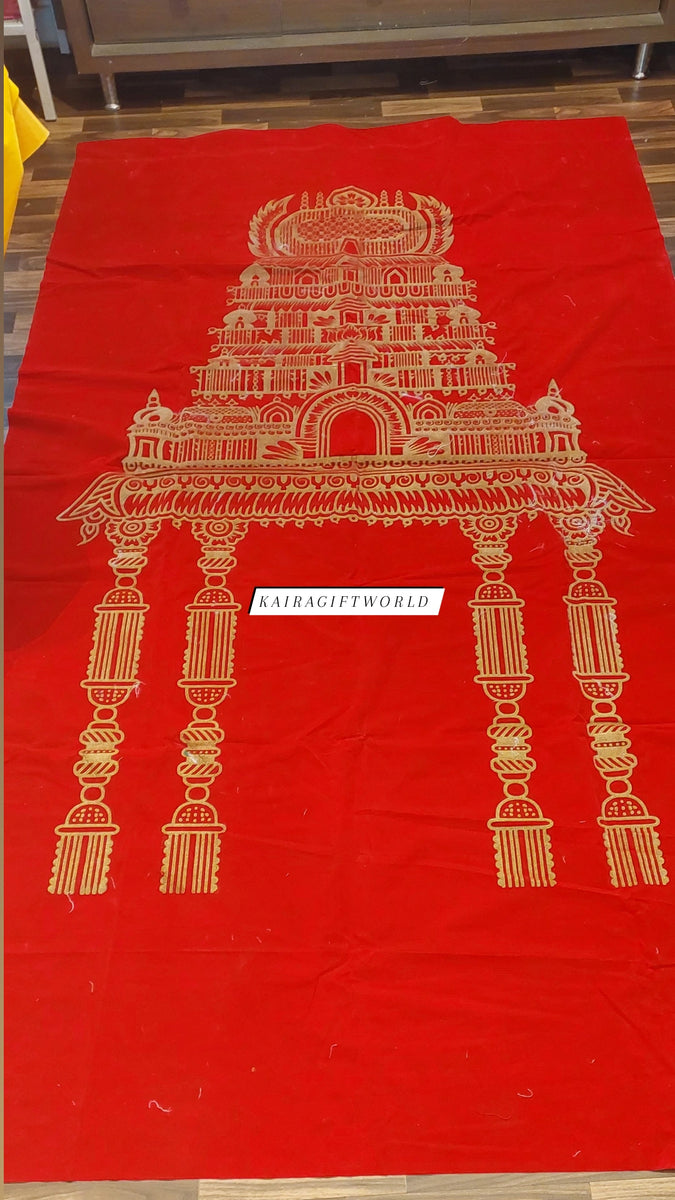 Temple Backdrop cloth- Red!! – KairaGiftWorld