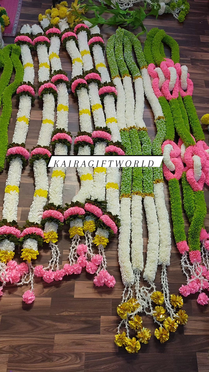 White/Green/Pink Garlands set!!! – KairaGiftWorld