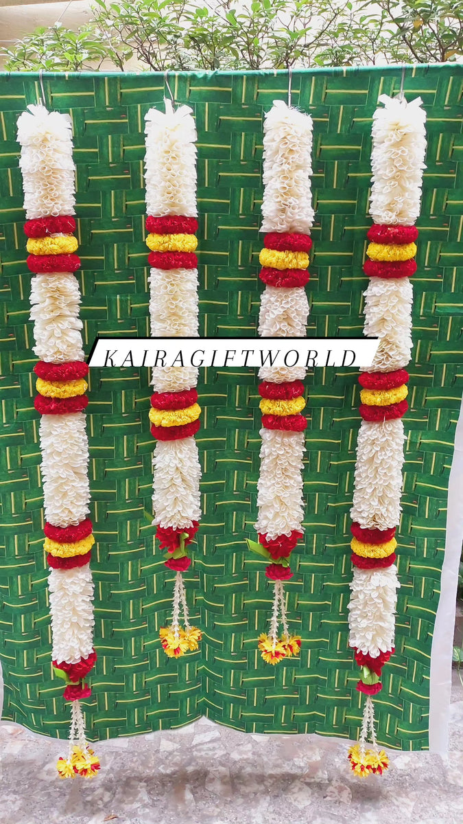 Yellow/Red loop garlands!!!Set of 2!!! – KairaGiftWorld