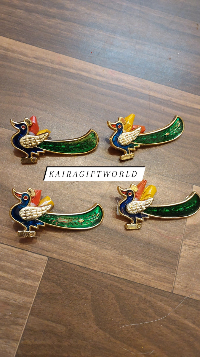 Peacock Pasupu Kumkum – KairaGiftWorld