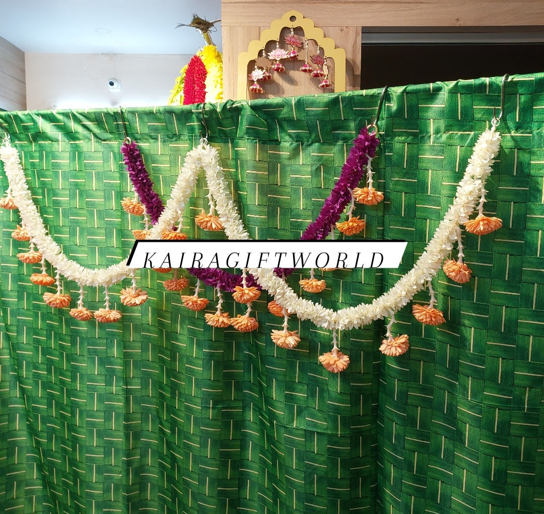 Peach Floral Toran- Thin – KairaGiftWorld