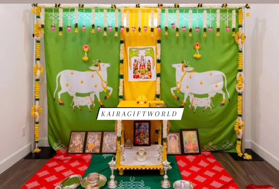 Pichwai Cow house Warming set – KairaGiftWorld
