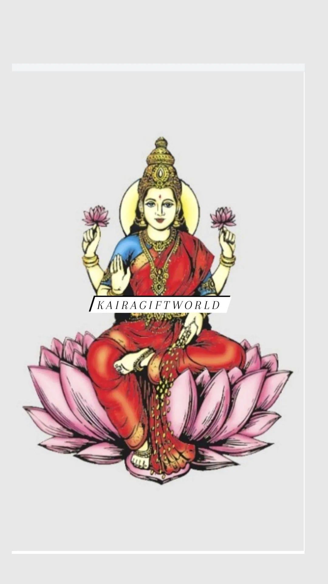 Lakshmi Devi Backdrop – KairaGiftWorld