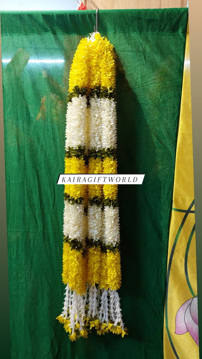 White and Yellow Garlands - Thin – KairaGiftWorld