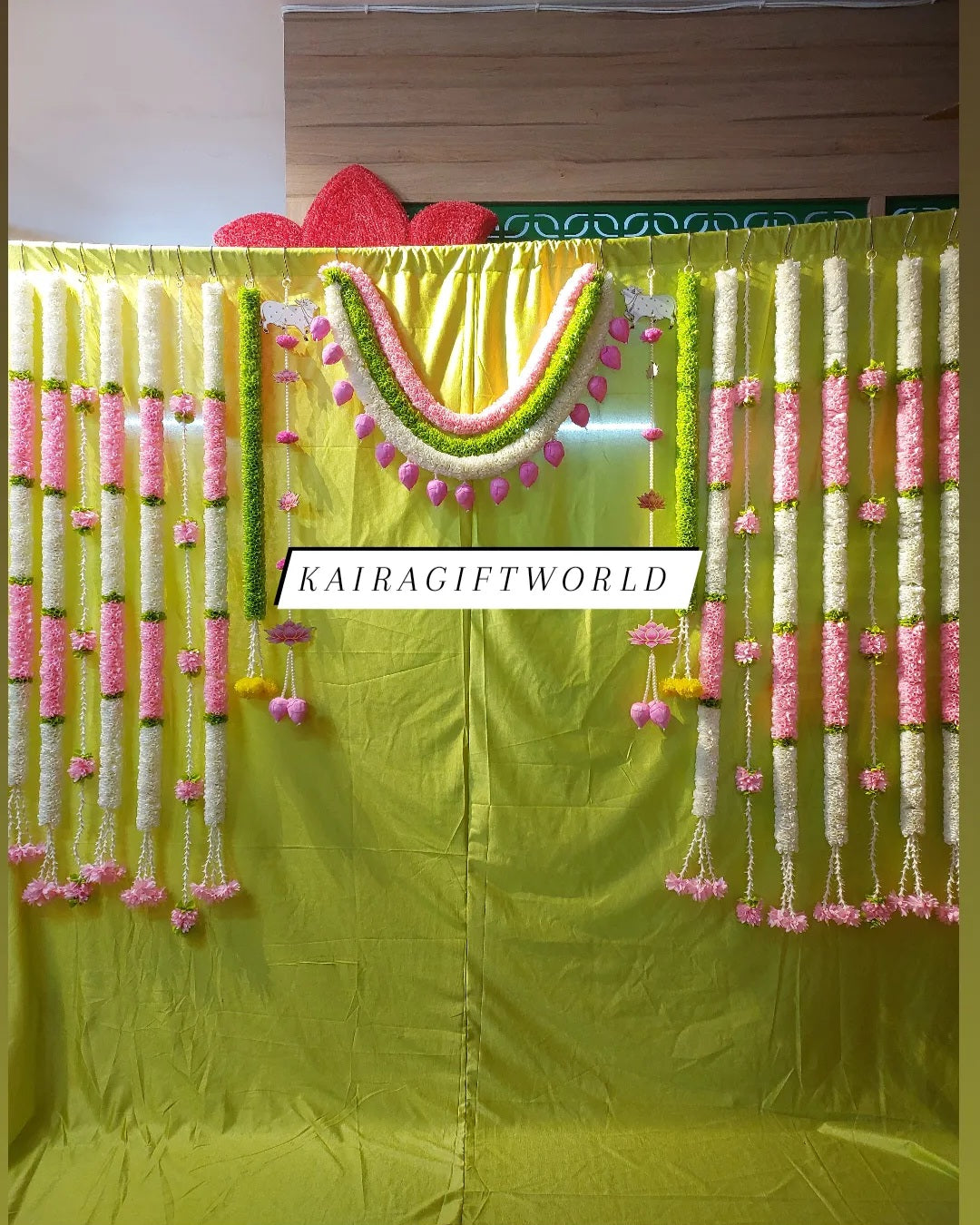 White and Baby Pink Garlands Set!! – KairaGiftWorld